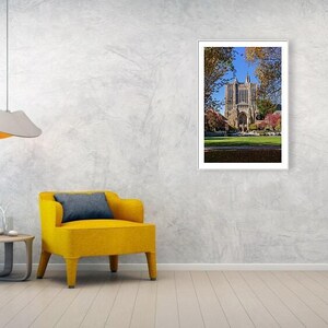 Yale University Library Autumn Canvas Art: Ivy League Alumni Gift - Etsy