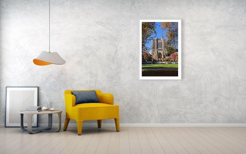 Yale University Library Autumn Canvas Art: Ivy League Alumni Gift - Etsy