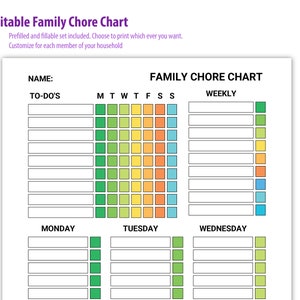 Keep Your Home Tidy and Stress-free With Our Editable Cleaning Planner ...