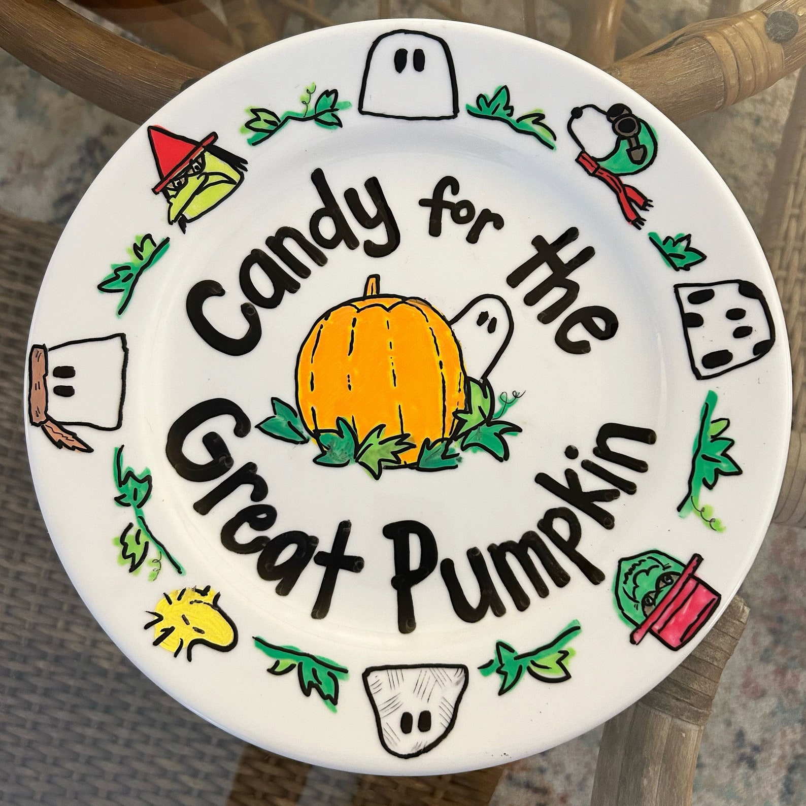 LARGE Movie-themed “cookies for Santa” Plate - Etsy