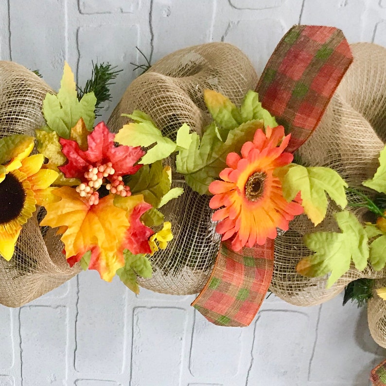 9ft Fall Garland Summer Garland Fall Mantle Fall Mantle - Etsy