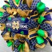 Notre Dame Wreath, Notre Dame Deco Mesh Wreath, Notre Dame Ribbon ...