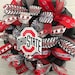 Ohio State Wreath, Ohio State Deco Mesh Wreath, Ohio State Ribbon, Ohio ...