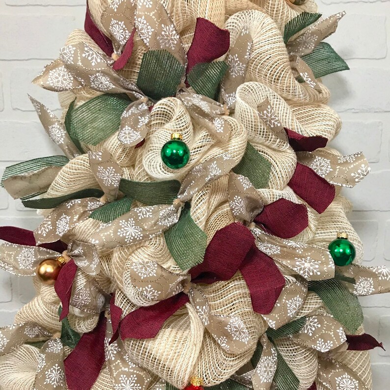 Christmas Tree Wreath Christmas Wreath Christmas Decor - Etsy