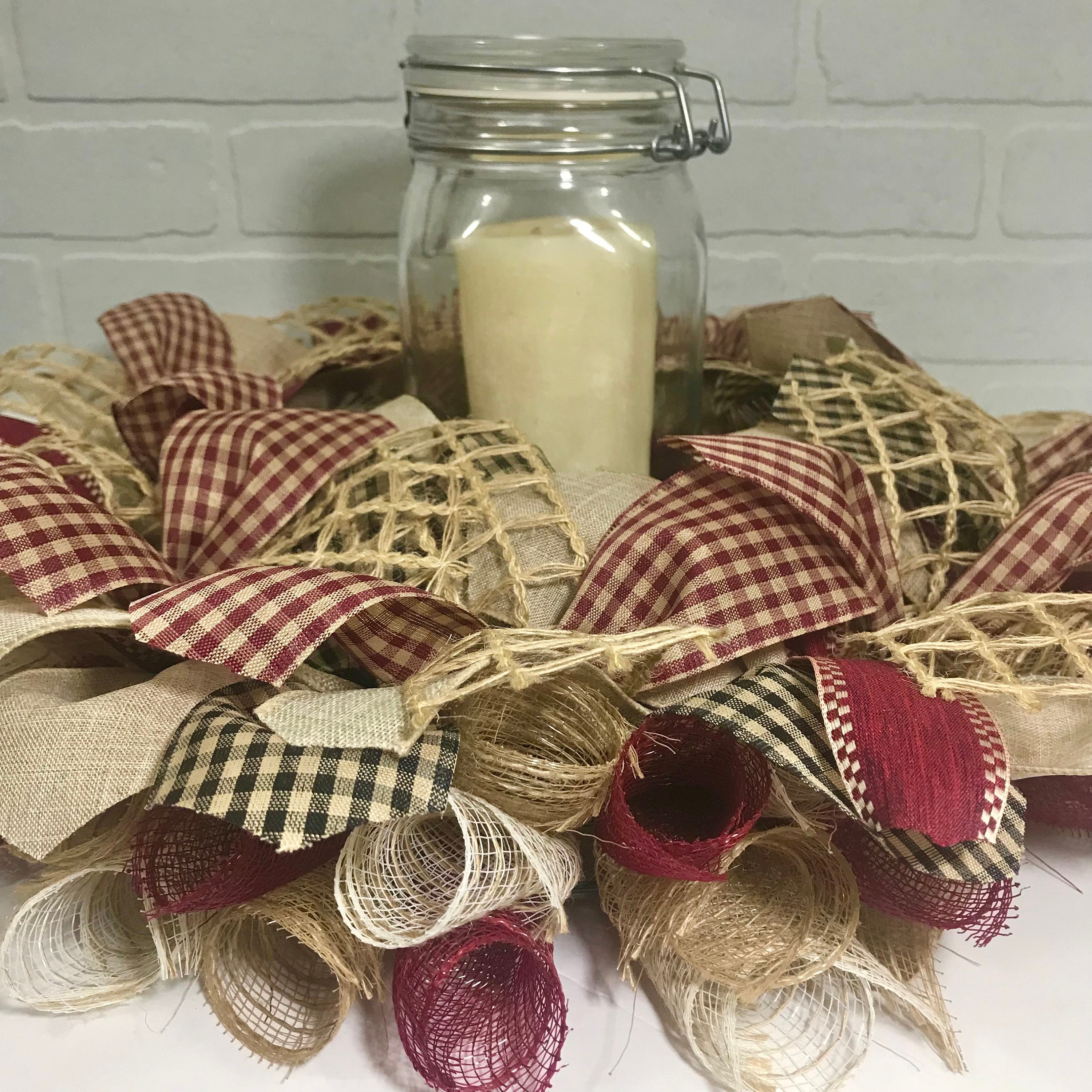 Farmhouse Table Decor Rustic Centerpiece Everyday Table | Etsy