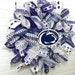 Penn State Wreath, Penn State Deco Mesh Wreath, Penn State Ribbon, Penn ...