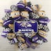 Baltimore Ravens Deco Mesh Wreath, Baltimore Ribbon, Ravensribbon ...