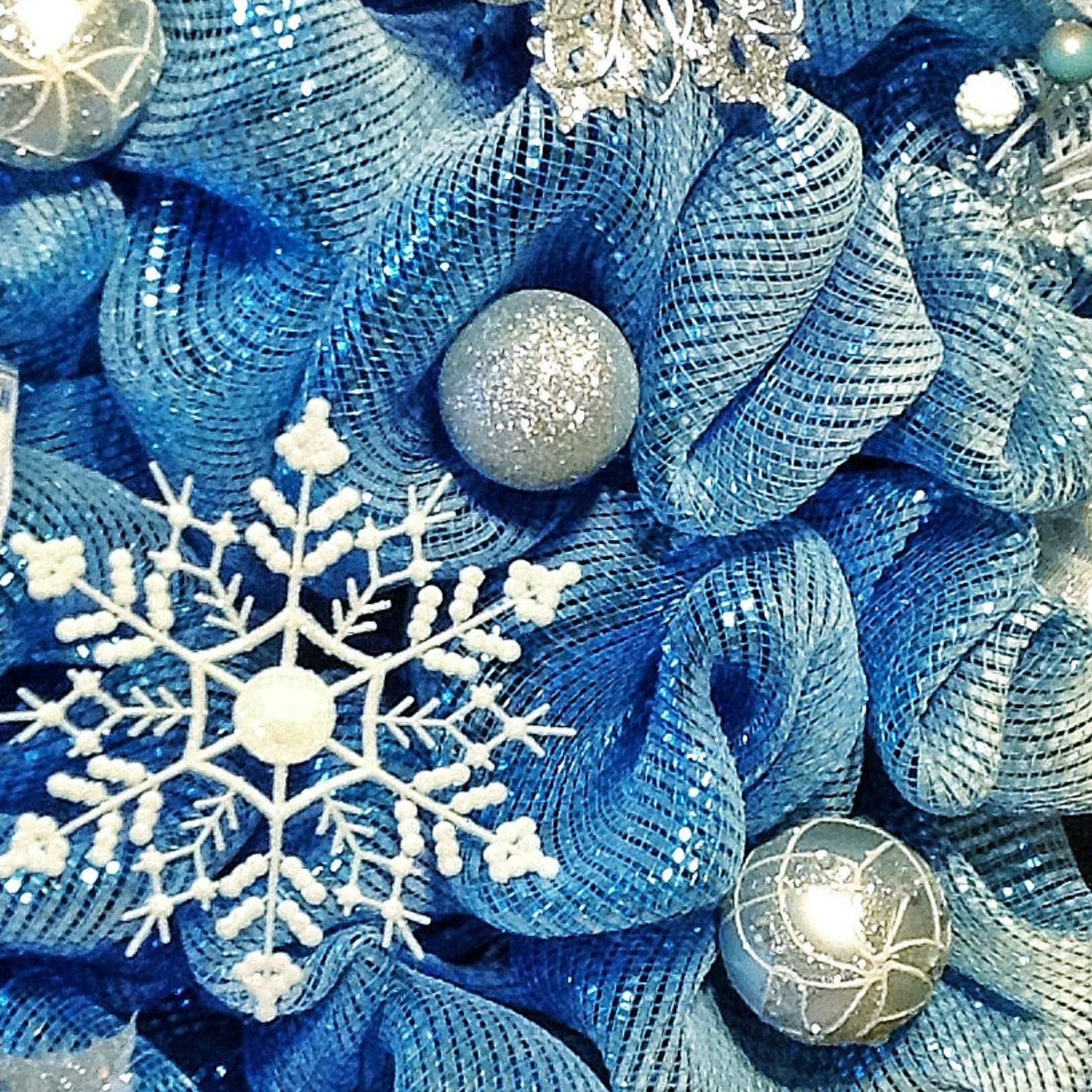 Handmade Holiday Christmas Winter Snow Flakes Snowman Deco - Etsy