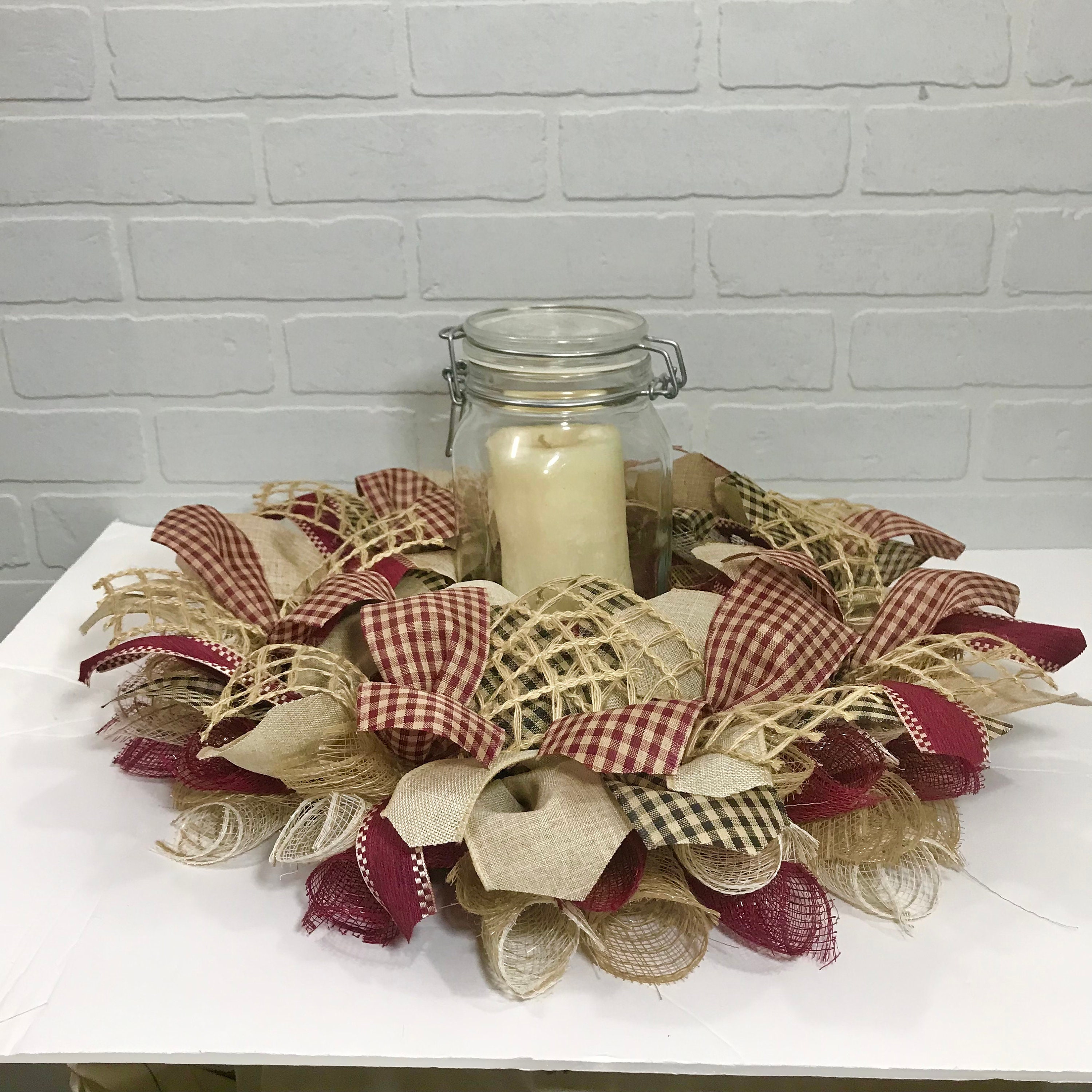 Farmhouse Table Decor Rustic Centerpiece Everyday Table | Etsy