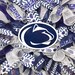 Penn State Wreath, Penn State Deco Mesh Wreath, Penn State Ribbon, Penn ...