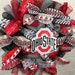 Ohio State Wreath, Ohio State Deco Mesh Wreath, Ohio State Ribbon, Ohio ...