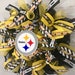 Steeler Wreath Steeler Deco Mesh Wreath Steeler Ribbon - Etsy