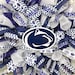 Penn State Wreath, Penn State Deco Mesh Wreath, Penn State Ribbon, Penn ...