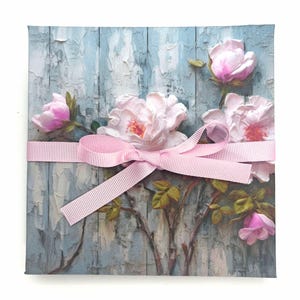 Painted Flowers 3 - Beautiful Handmade Concertina Accordion Photo Book ...