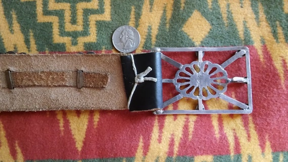 Navajo Sandcast Concho Belt - Gem