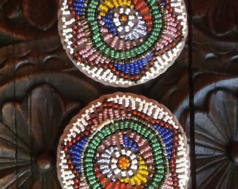 Native American Beaded Rosettes - Etsy