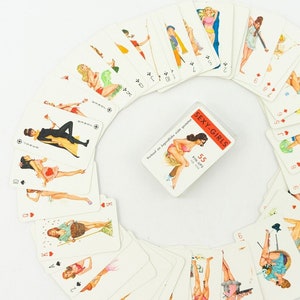 Sexy Girls | Vintage Pin-up Card Game | 1960s | Collectible Playing ...
