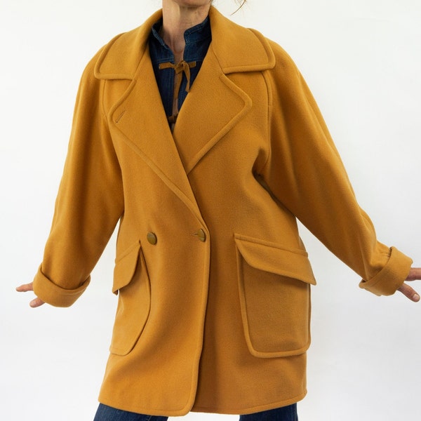 Mustard Coat - Etsy