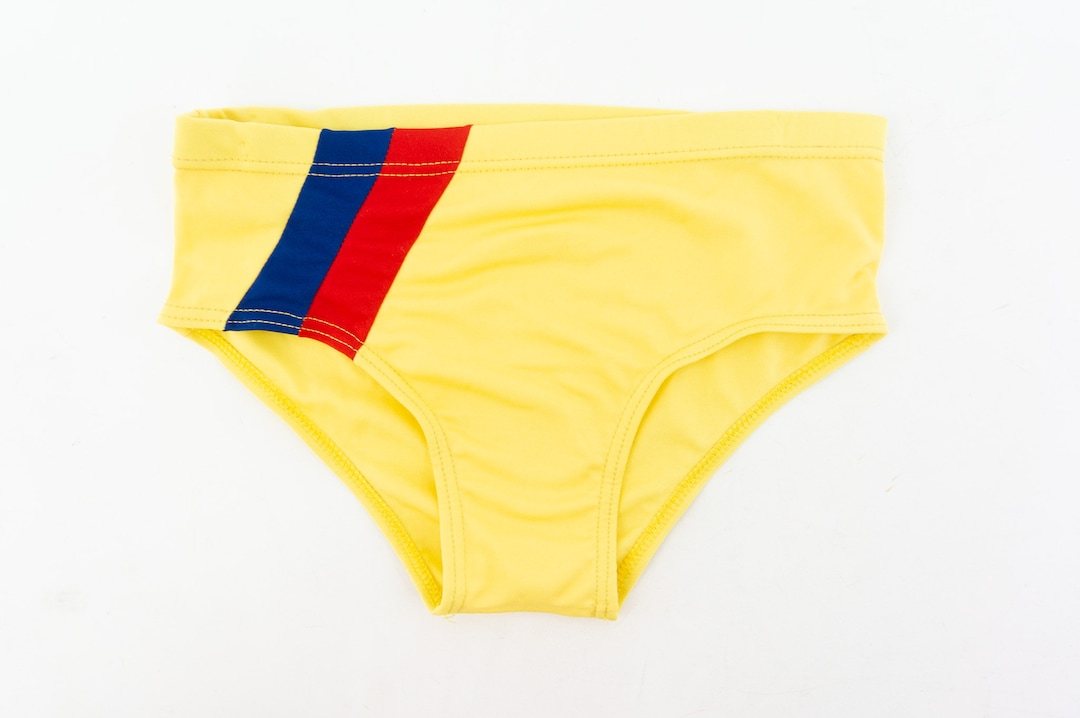 Vintage Women's/girl's Swimwear | 1980s | Sporty Swim Brief | Yellow ...