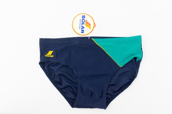 Solar | Vintage Men's Swim Brief | 1980s | Athletic S… - Gem