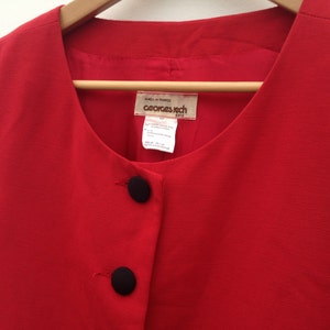 Georges Rech Vintage Blazer Jacket | 1980s | Shiny Suit Jacket With ...