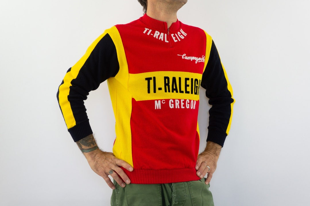 Ti Raleigh Campagnolo | Vintage Cycling Jersey | 1970s | Mcgregor ...