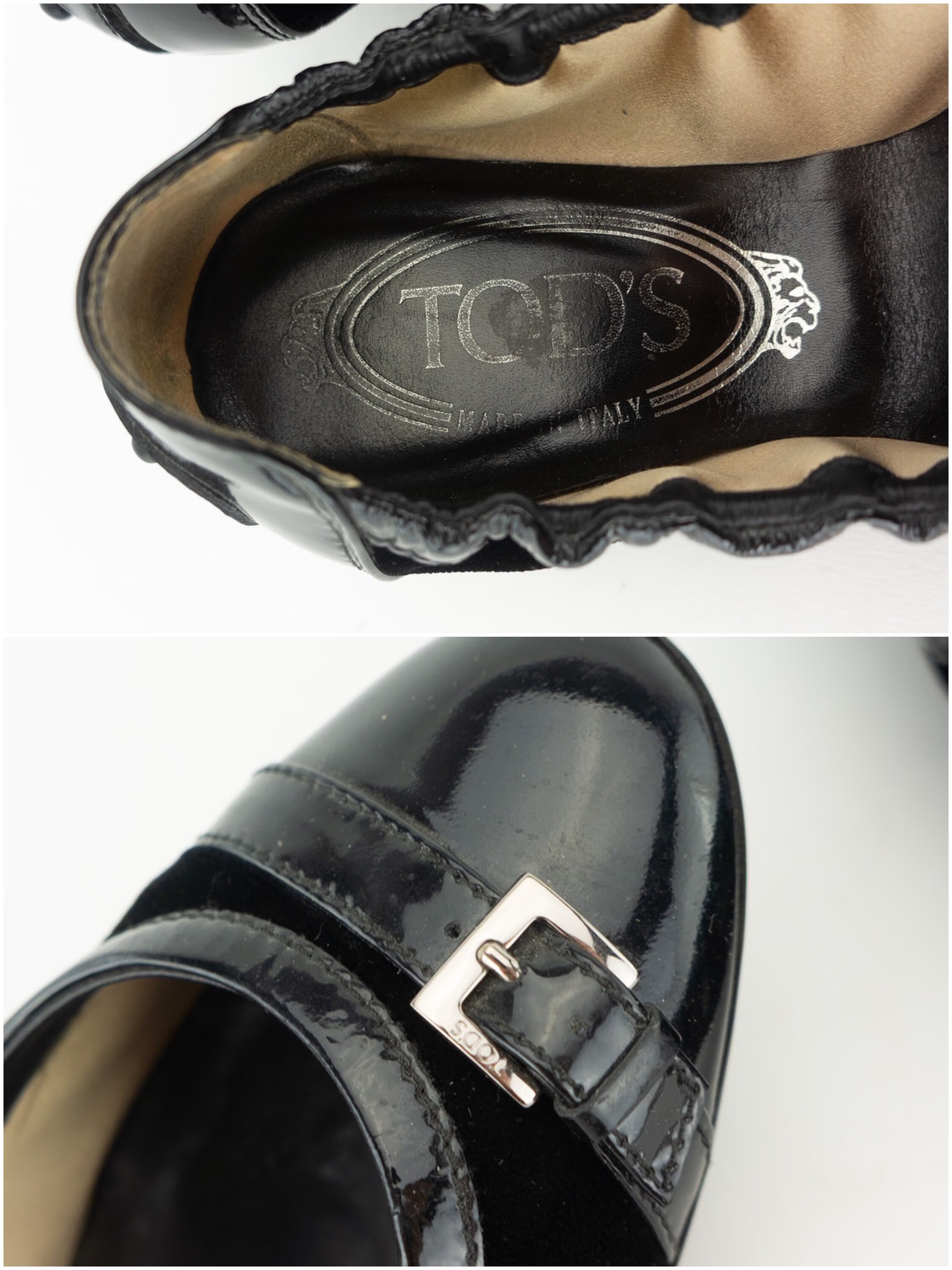 Tod's | Vintage Ballerina Shoes | 1990/2000s | Black Patent Tod's | Vintage Ballerina Shoes | 1990/2000s | Black Patent