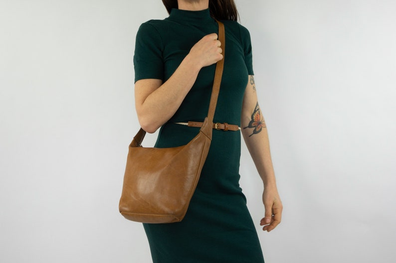 Vintage Leather Bag 2000s Tan Leather Bag Big Handbag - Etsy
