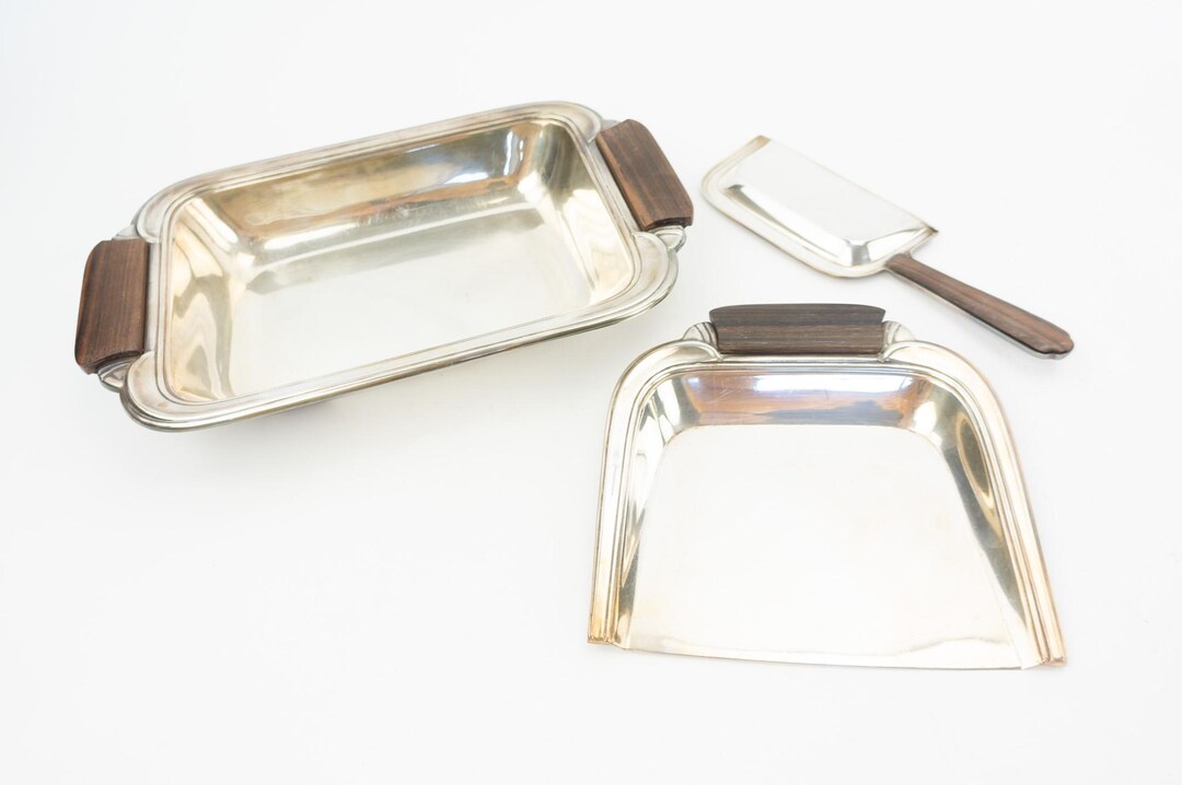 Ercuis Vintage Crumb Collector and Bread Basket 1940s | Table Art ...