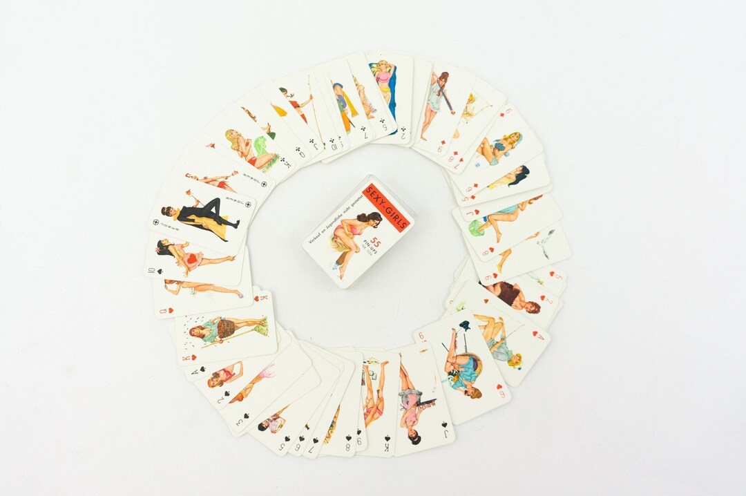 Sexy Girls | Vintage Pin-up Card Game | 1960s | Collectible Playing ...