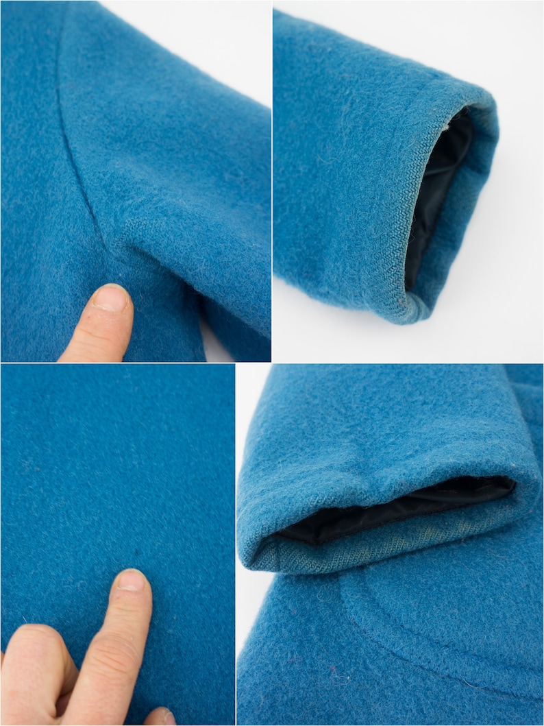 Yukon Parka Vintage Inuit Coat 1970s Blue Wool/floral - Etsy