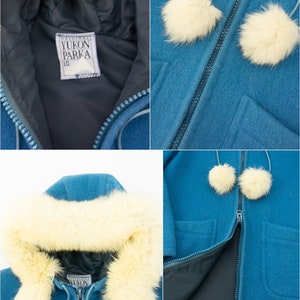 Yukon Parka | Vintage Inuit Coat | 1970s | Blue Wool/floral Embroidery ...
