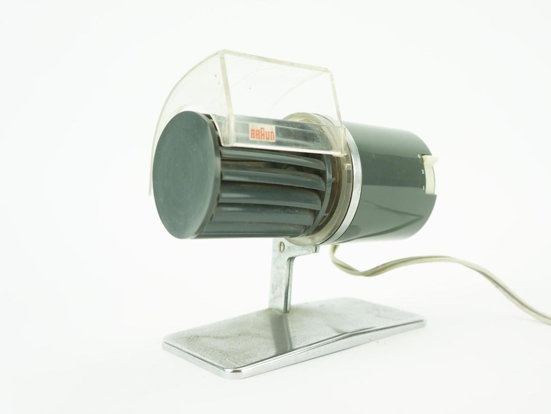 Braun HL 121 Vintage Fan 1960s | Reinhold Weiss Design | Grey Metal ...