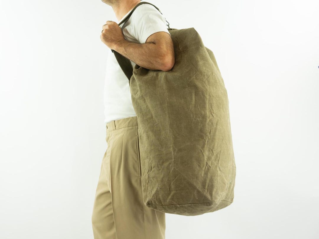 Vintage French Military Duffle Bag 1960s | Mod45 Army Pack | Heavy ...