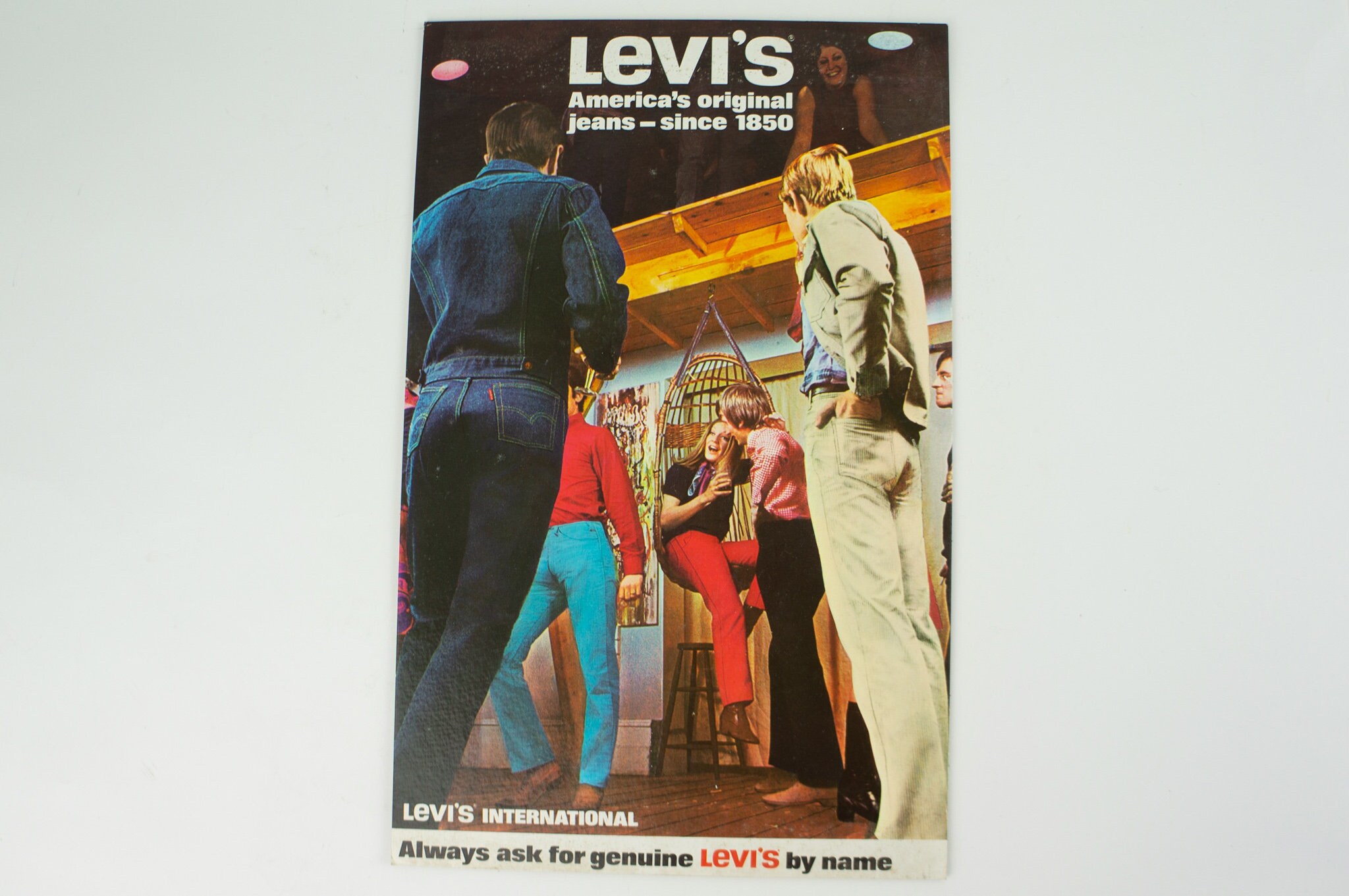 Levi Strauss | Vintage Advertising Poster | 1960s | Levi's Levi Strauss | Vintage Advertising Poster | 1960s | Levi's