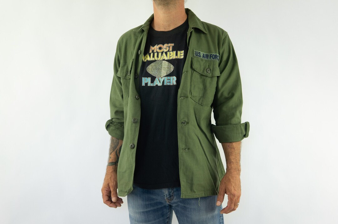 Vintage OG 107 Shirt - U.S. Army | 1970s | Military Shirt | Utility ...