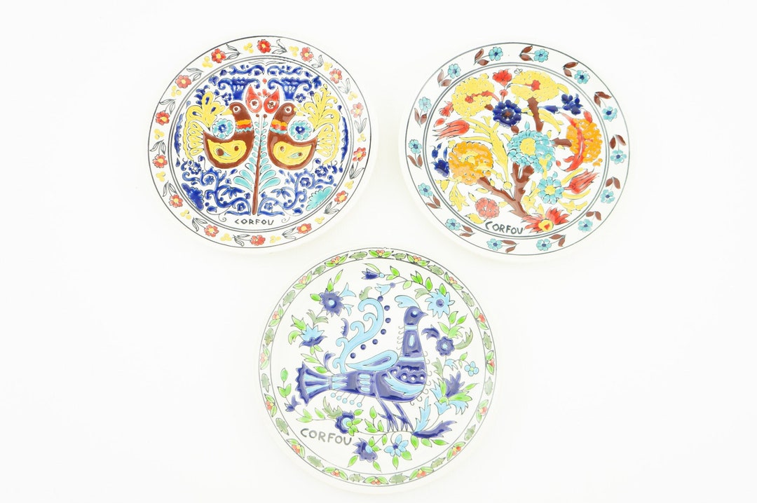 Vintage Wall Plates | 1970s | Plate | Corfu | Kepameikos | Pottery ...