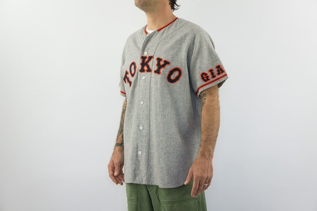 Ebbets Field Flannel Vintage Baseball Shirt 1990s Tokyo Kyojin Giant ...