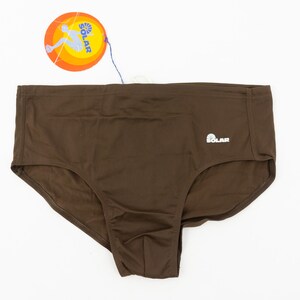 Solar | Vintage Swim Brief | 1970s | Men's Swimwear | Brown or Dark ...