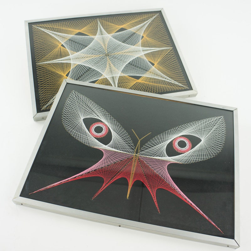 Vintage String Art - Etsy