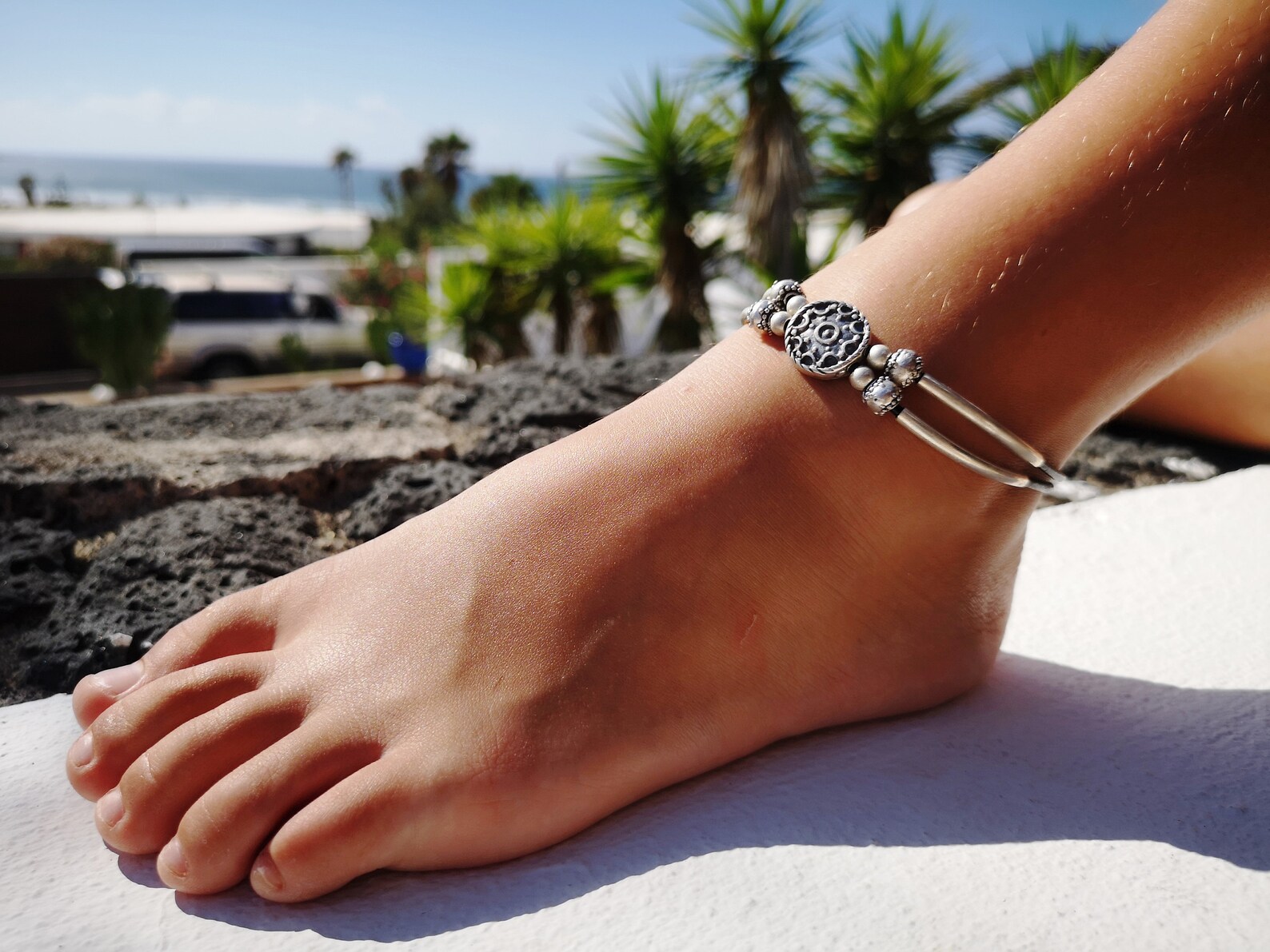 Womens Anklet Beaded Ankle Bracelet Layered Anklet Bohemian | Etsy