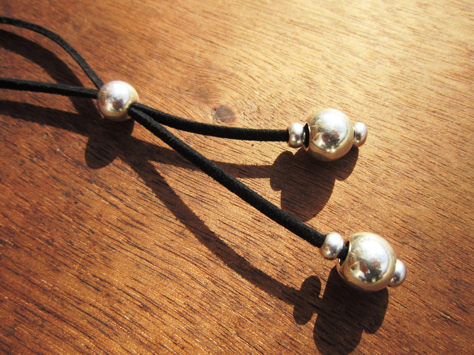 Beaded Long Necklace Silver Necklaces for Women | Etsy