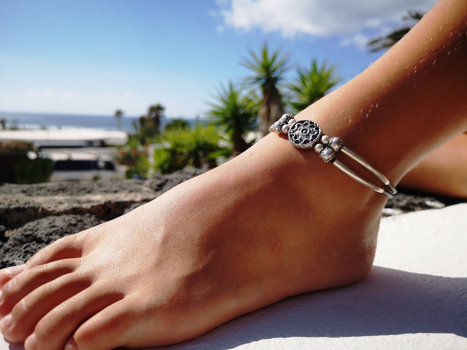 Womens Anklet Beaded Ankle Bracelet Layered Anklet Bohemian - Etsy