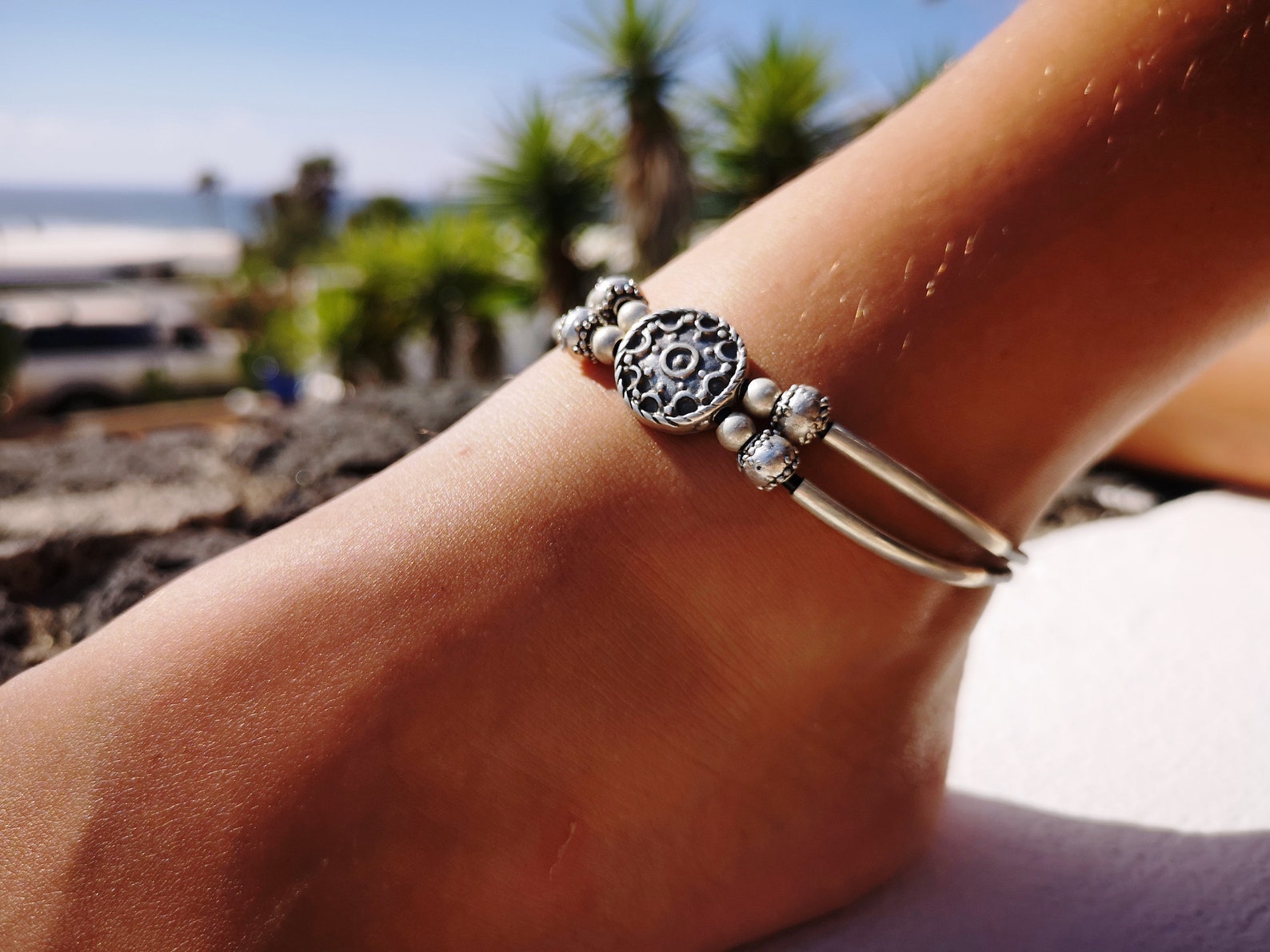 Womens Anklet Beaded Ankle Bracelet Layered Anklet Bohemian | Etsy