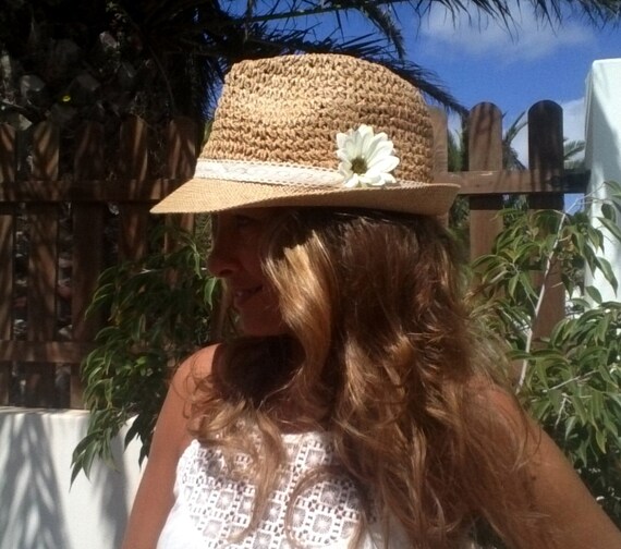 Summer women hats hat stores fedora hat Ivory Hat straw | Etsy