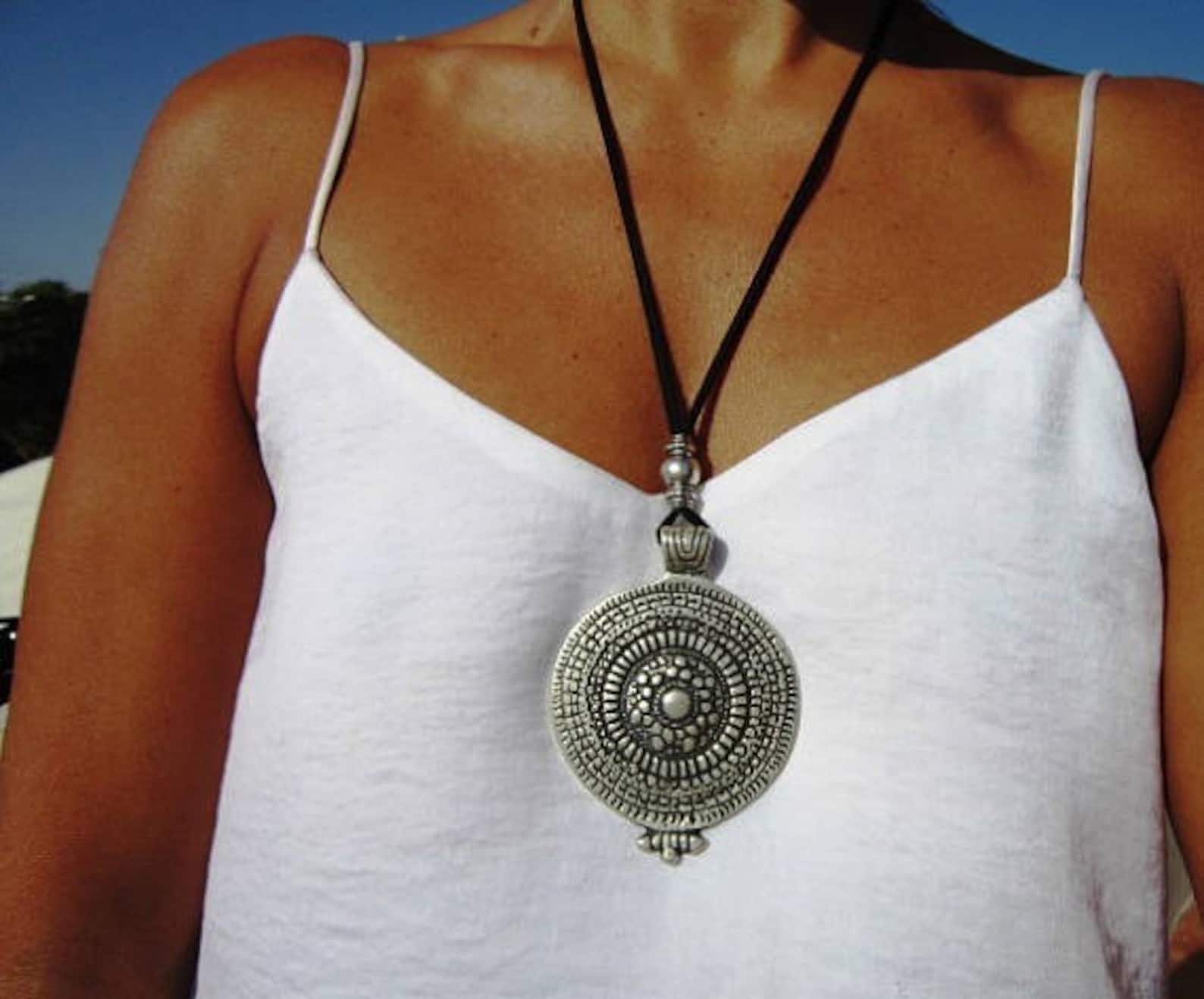Long Necklace Boho Necklace Boho Jewelry Bohemian Jewelry - Etsy