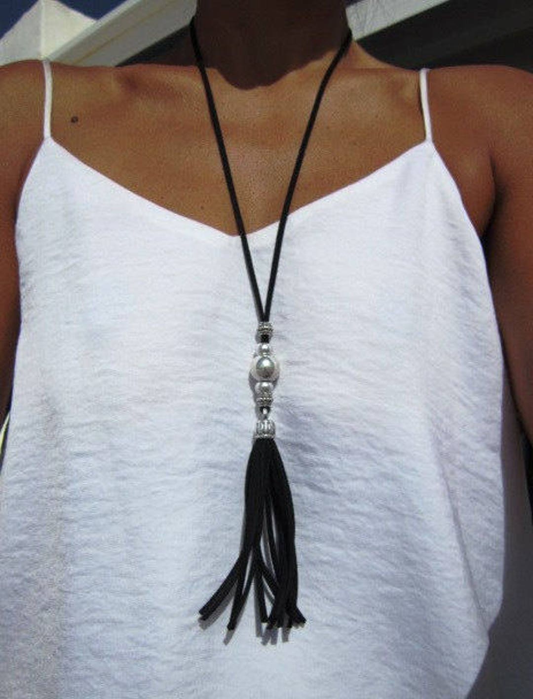 Long Necklace Boho Necklace Boho Jewelry Bohemian Jewelry - Etsy