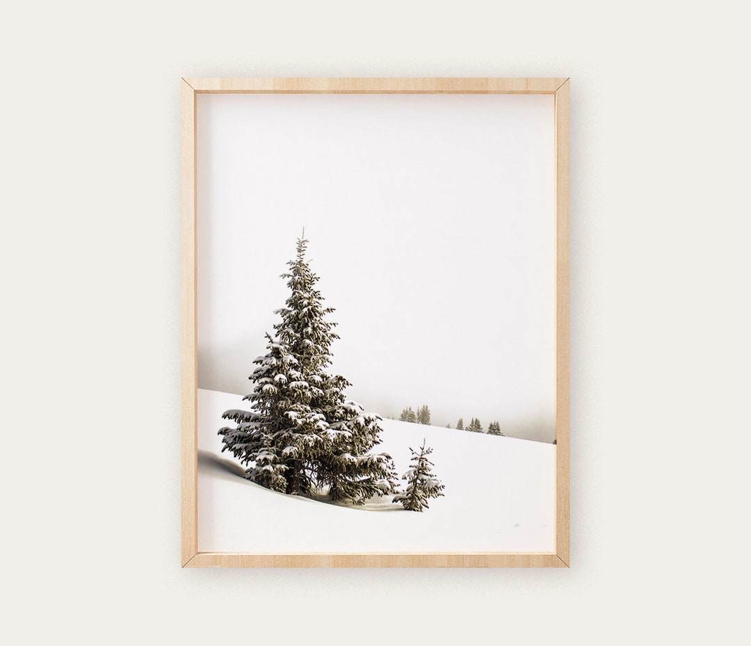 INSTANT DOWNLOAD, Christmas Pine Tree Print, Christmas Printables ...