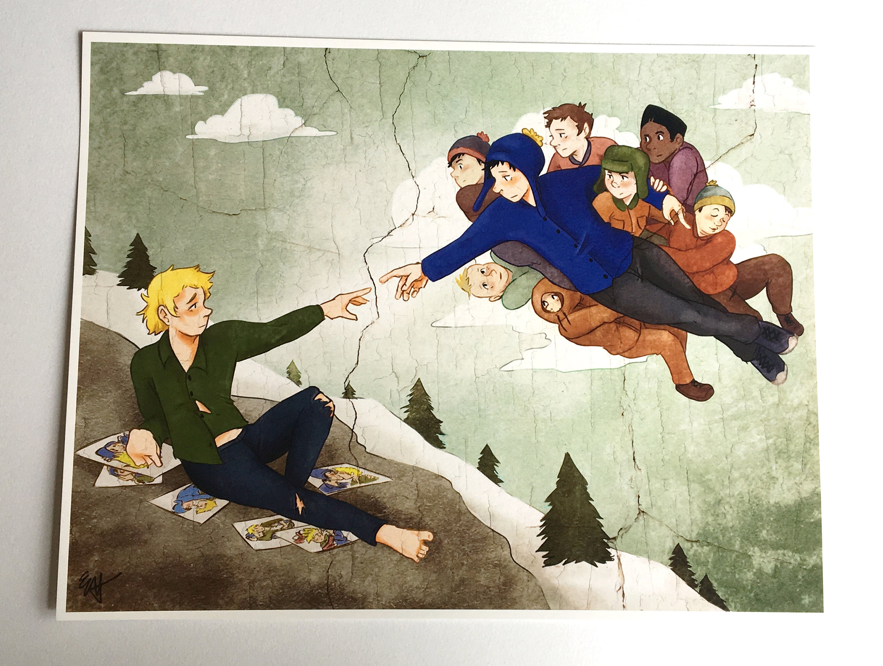 South Park / Tweek x Craig impression 85 x 11 - Etsy France