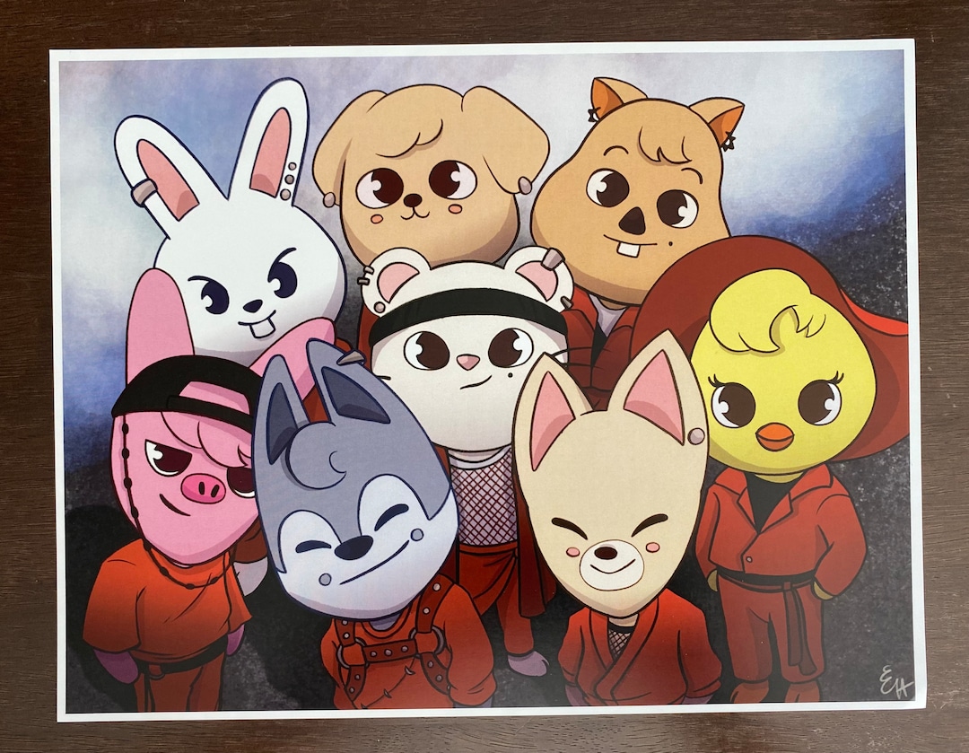 SKZOO Thunderous Print (8,5x11) - Etsy.de